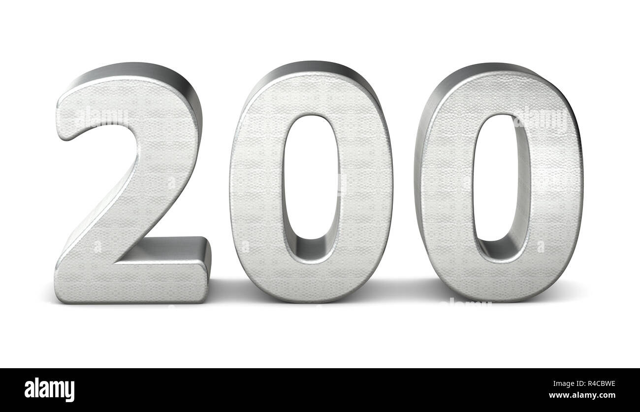 3d number 200 Cut Out Stock Images & Pictures - Alamy