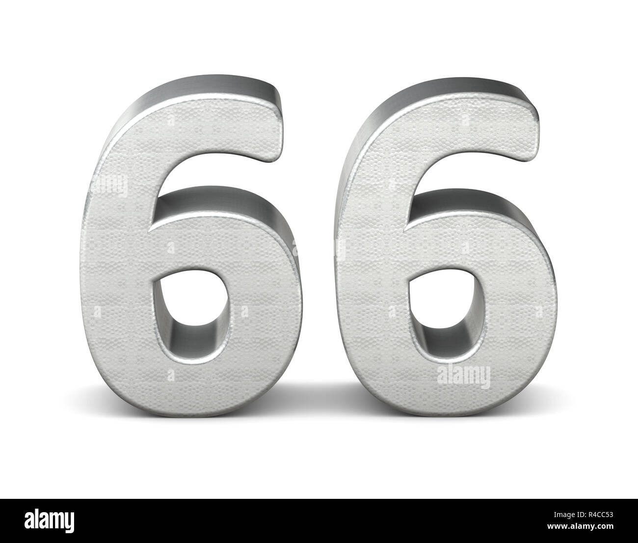 Number 66 Cut Out Stock Images & Pictures - Alamy
