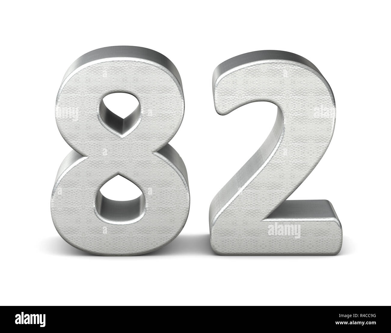 3d number 82 Cut Out Stock Images & Pictures - Alamy