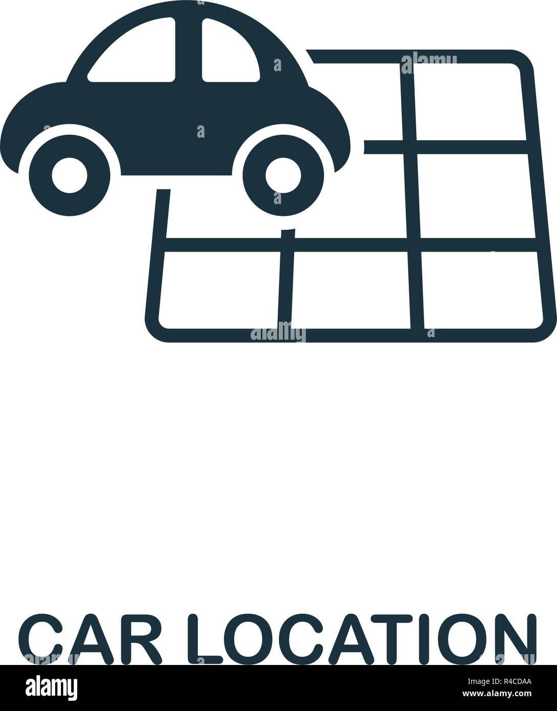 Car Location icon. Premium style design from collection. UX and UI ...
