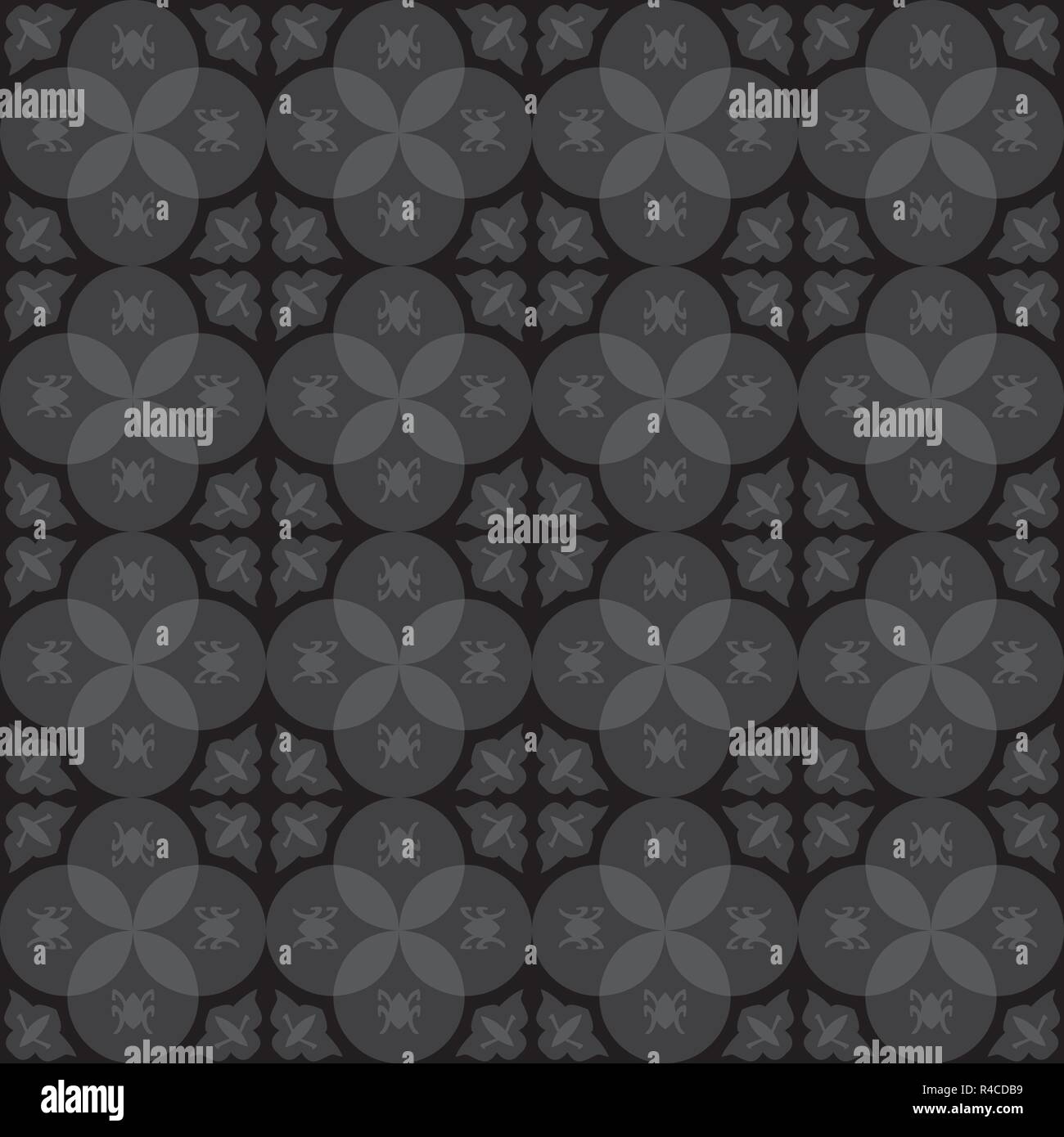 Gray royal pattern. The Seamless vector background Stock Vector Image ...