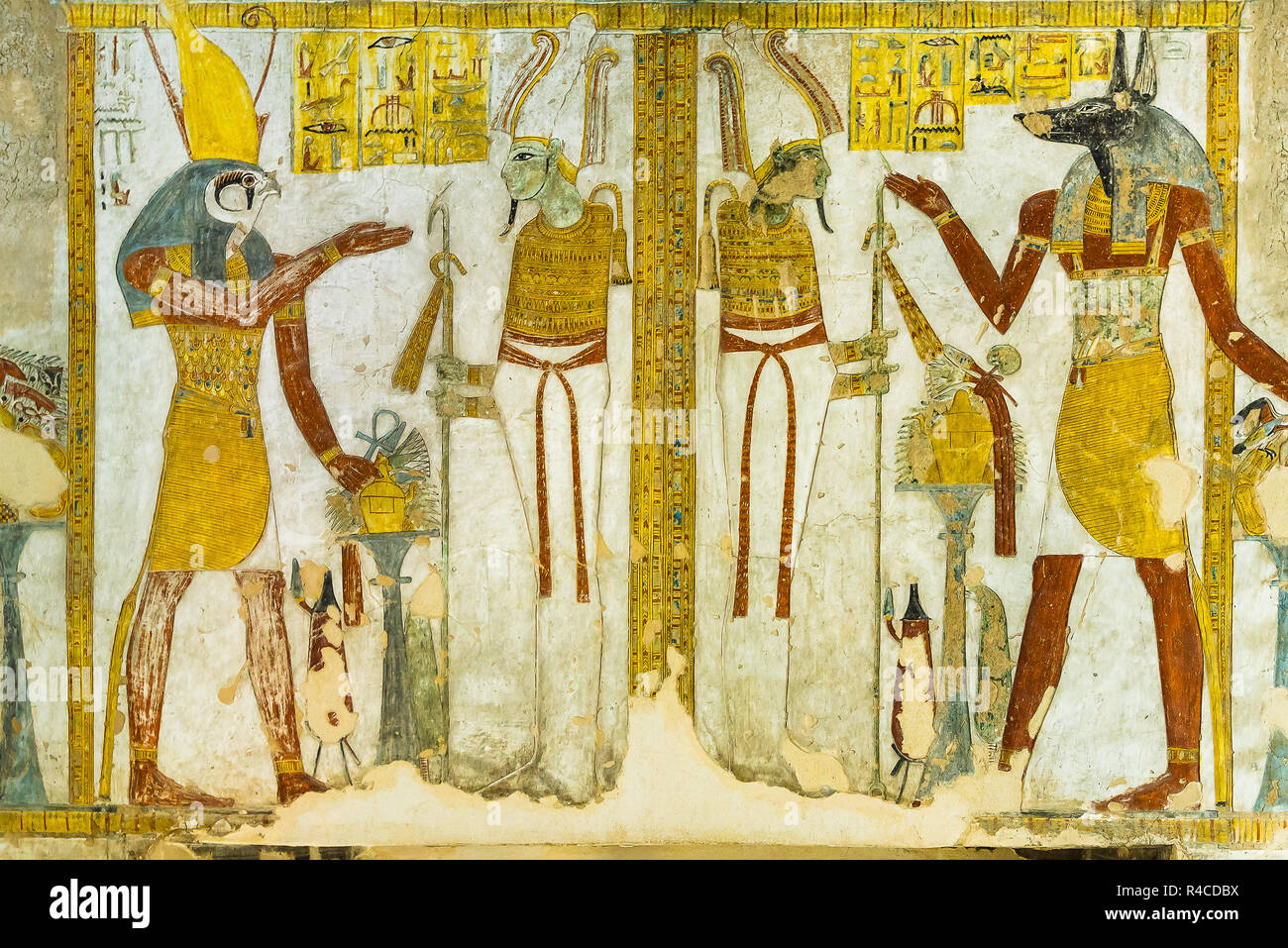 Ancient Egyptian Paintings Of Gods