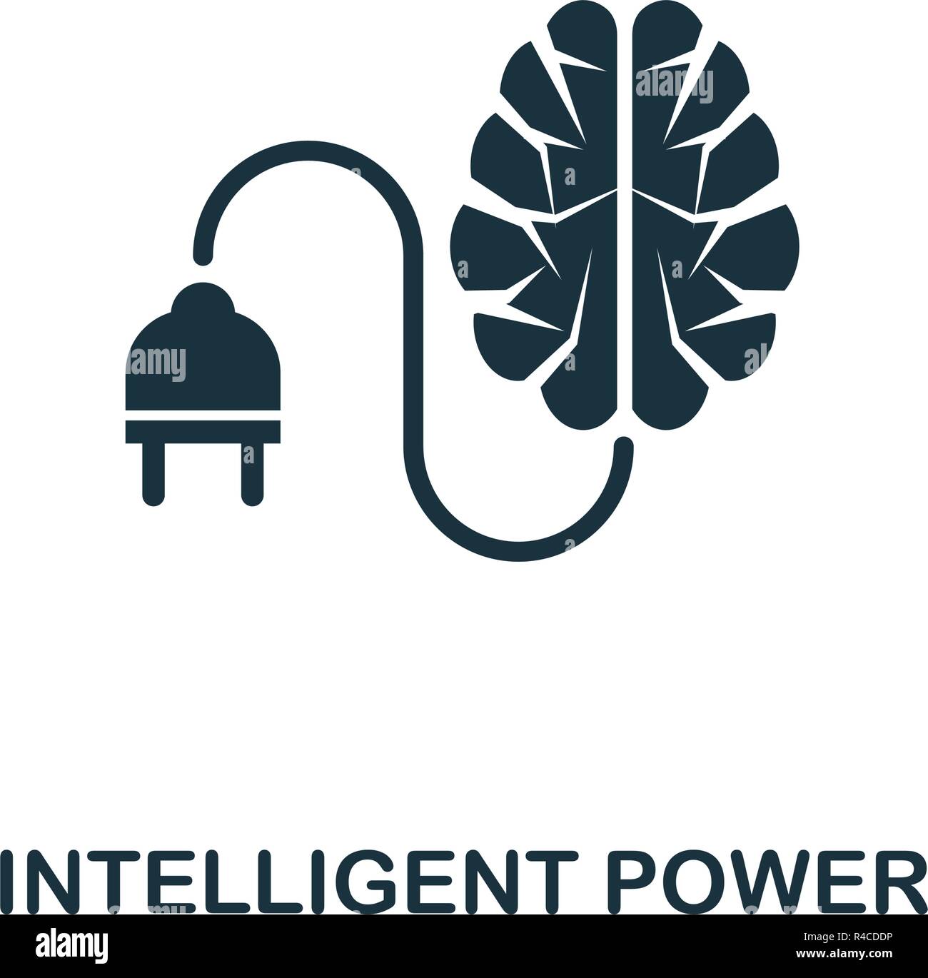 Intelligent Power icon. Premium style design from urbanism collection ...