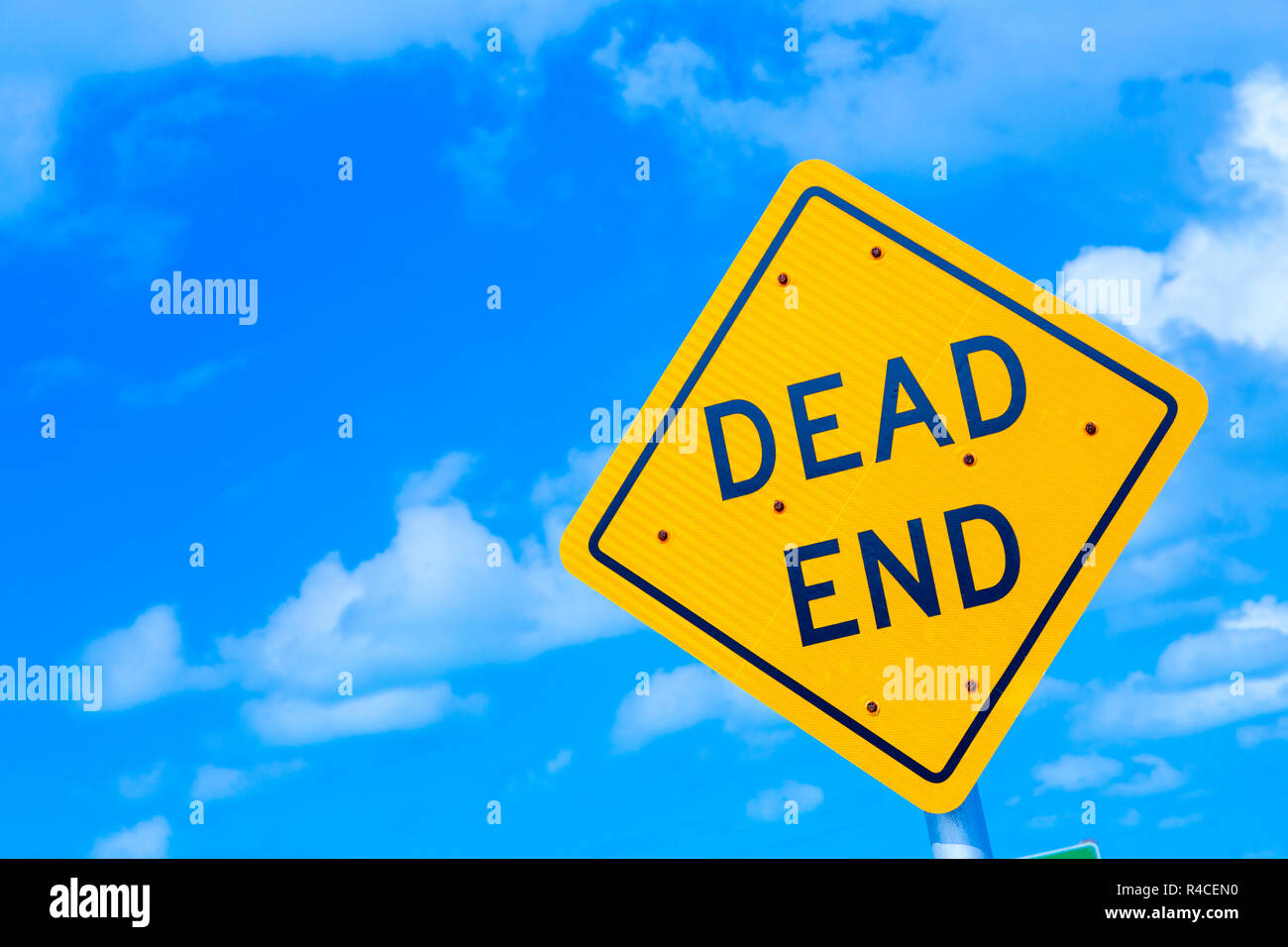 Dead end and warning light hi-res stock photography and images - Alamy