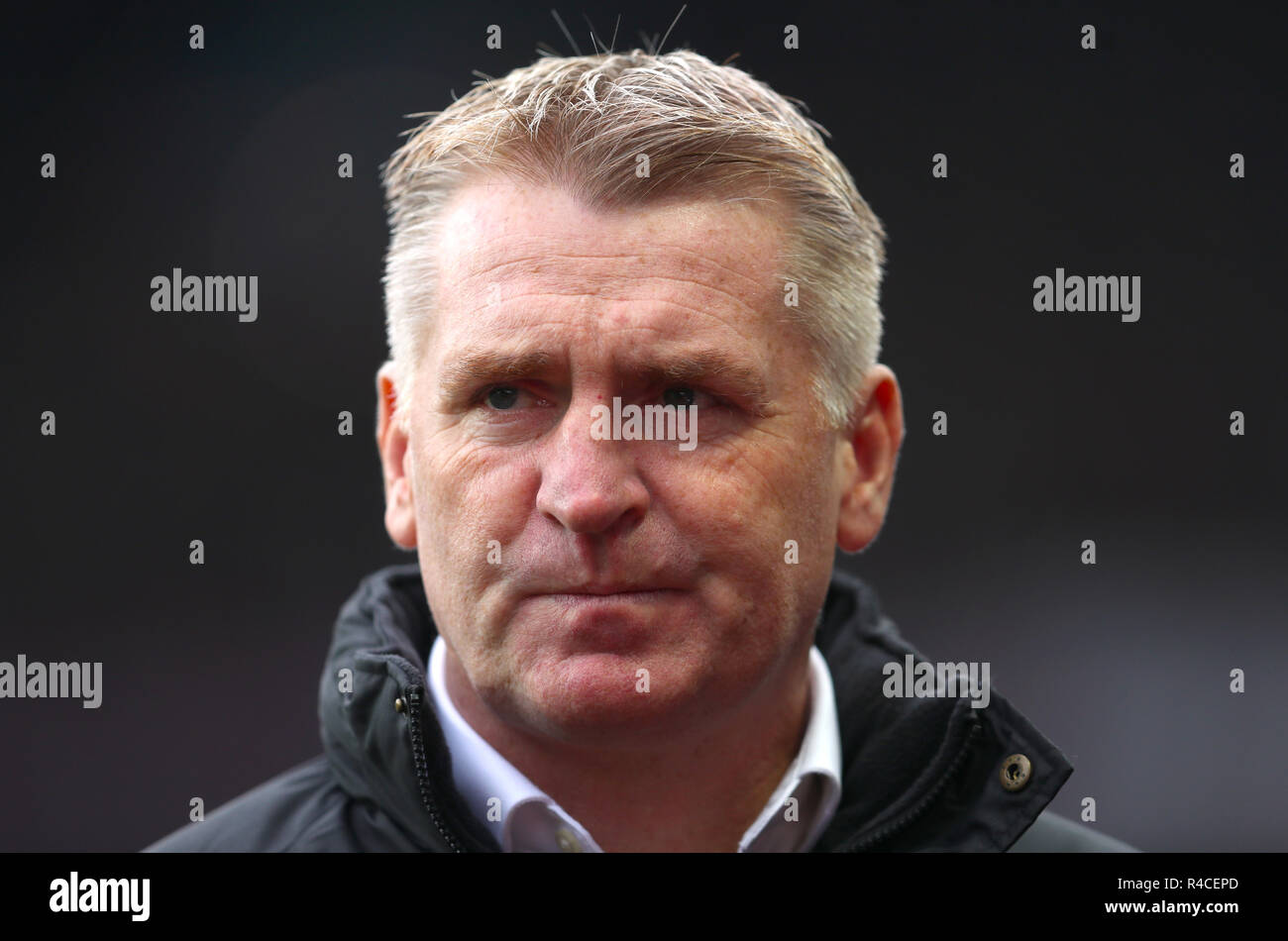 Aston Villa manager Dean Smith Stock Photo - Alamy
