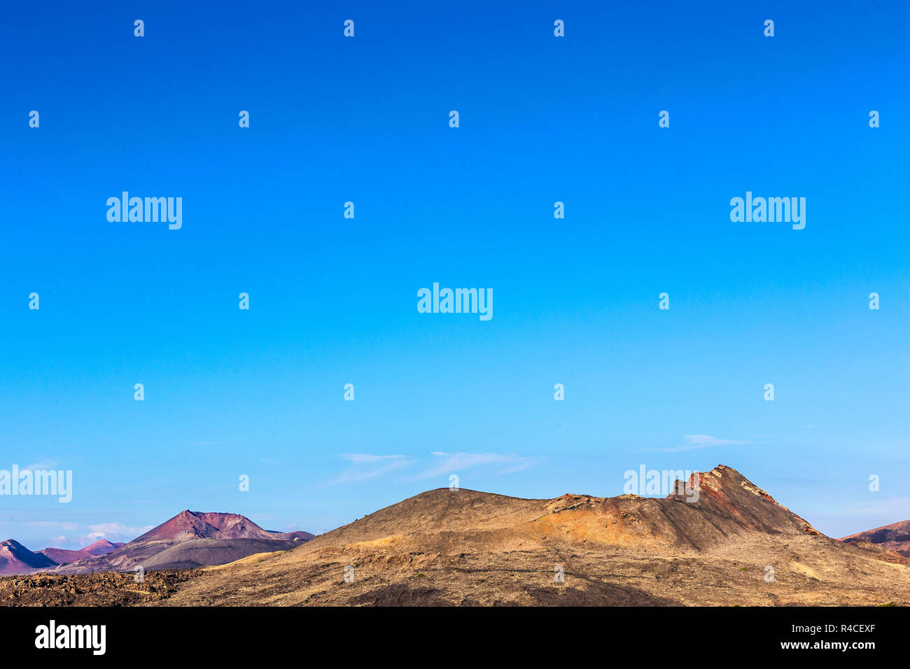 volcano montana colorada in lanzarote,tinajo Stock Photo - Alamy