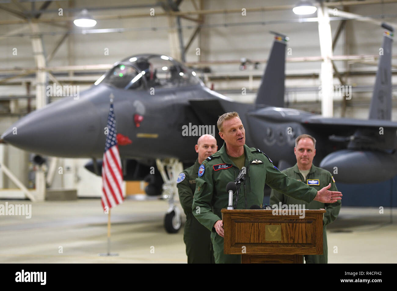 Air Commodore Jez Attridge from the Royal Air Force alongside Major ...