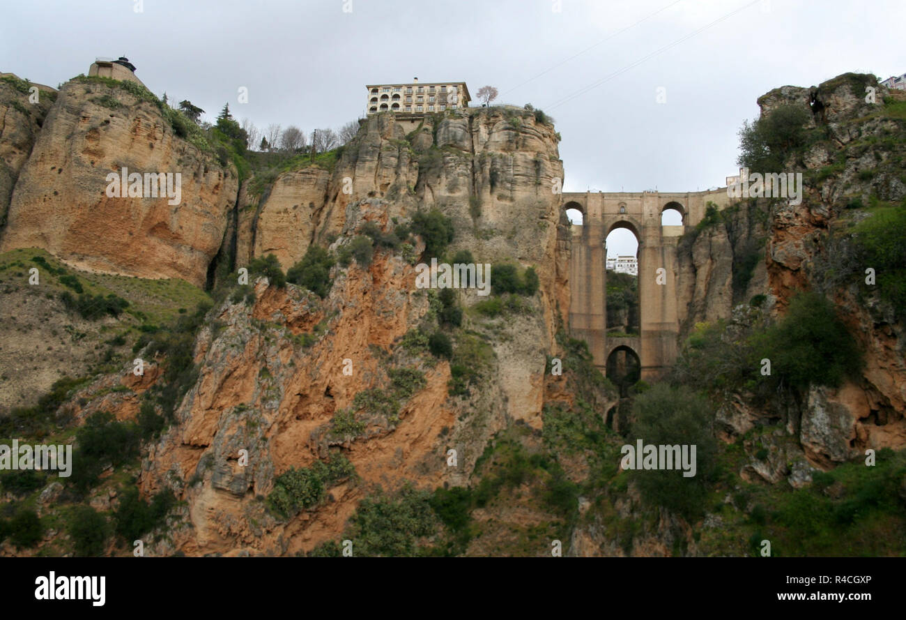 the bridge of ronda Stock Photo - Alamy