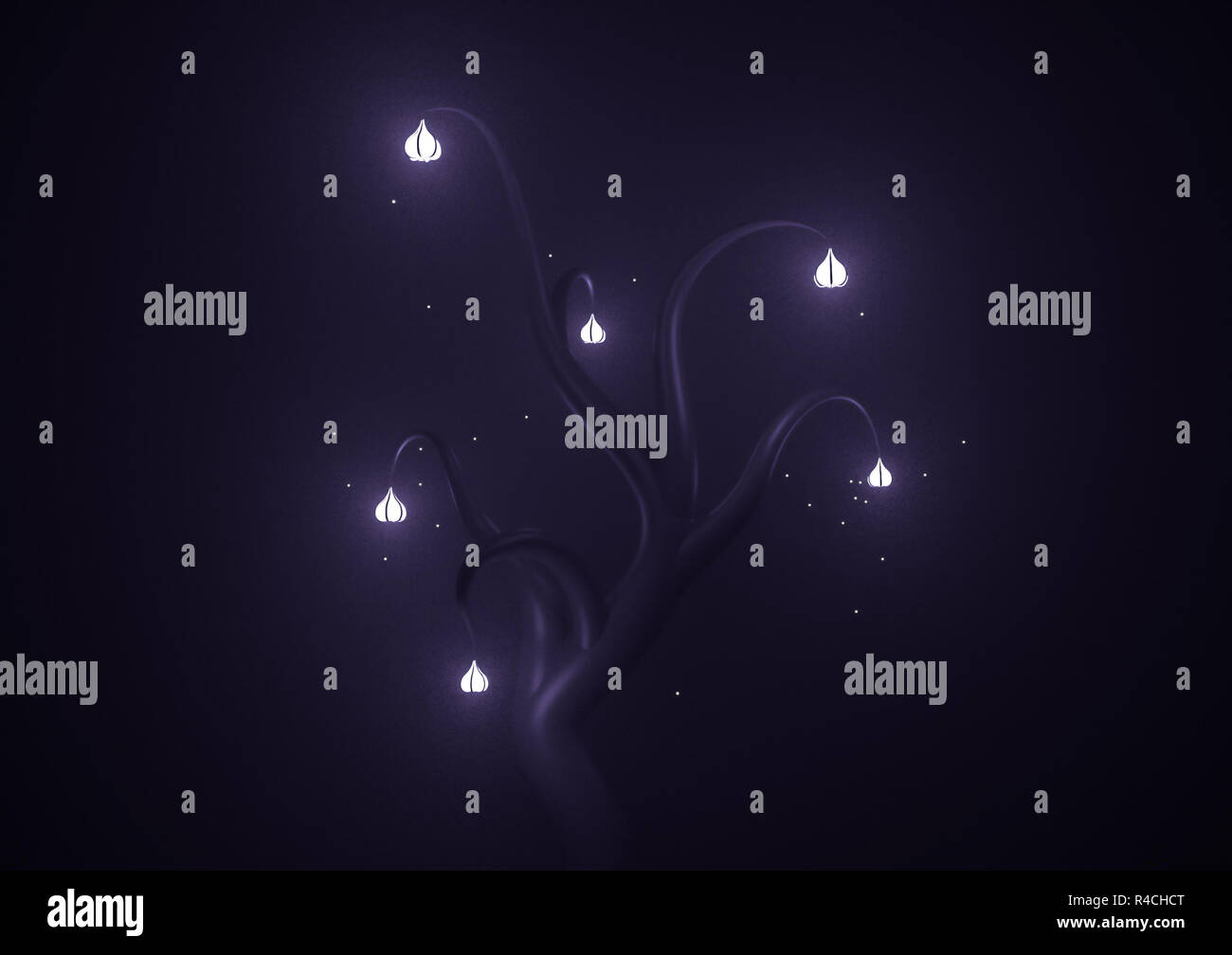 Curly tree silhouette design hi-res stock photography and images - Alamy