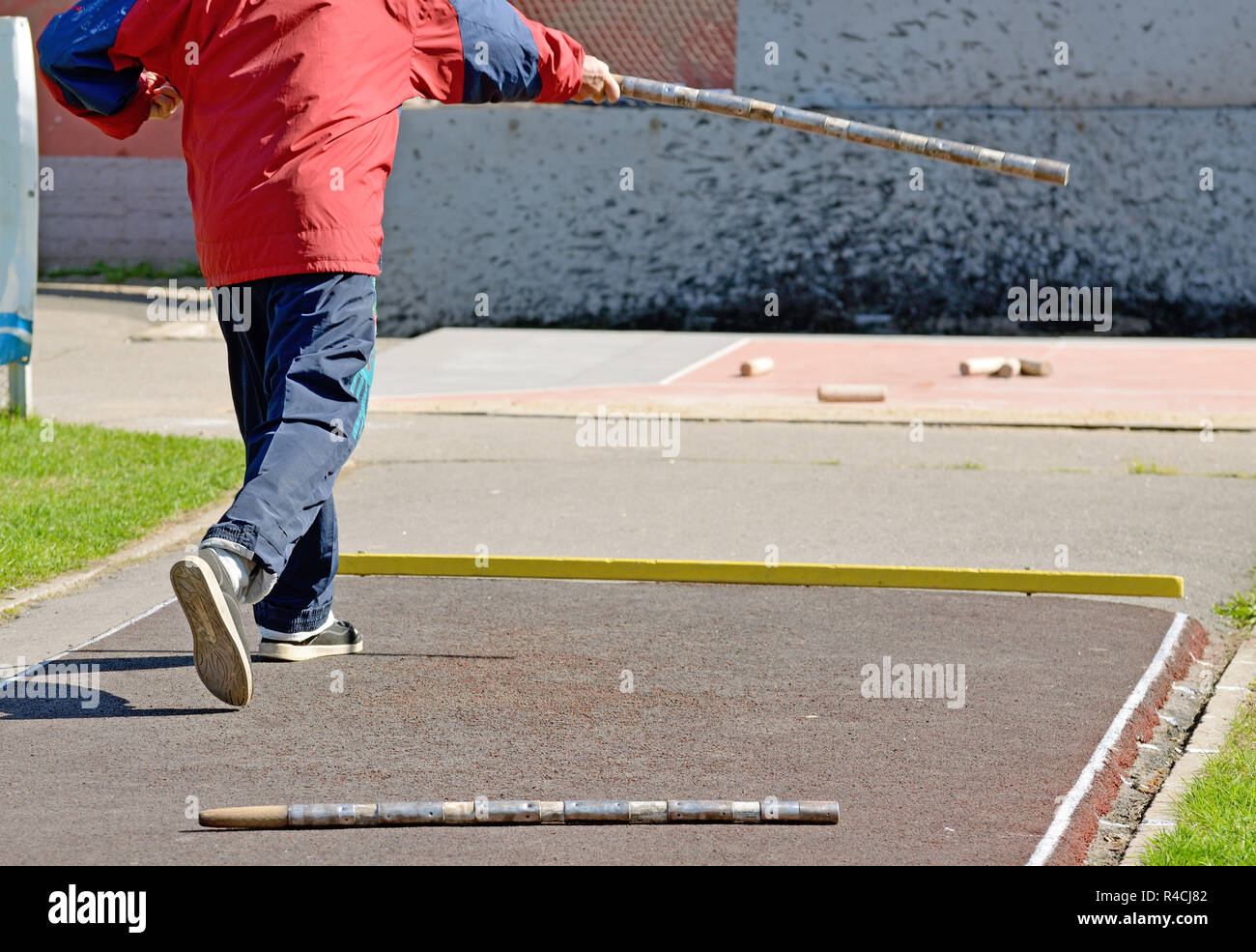 Gorodki - a Russian folk sports game. In this game you need specific ...
