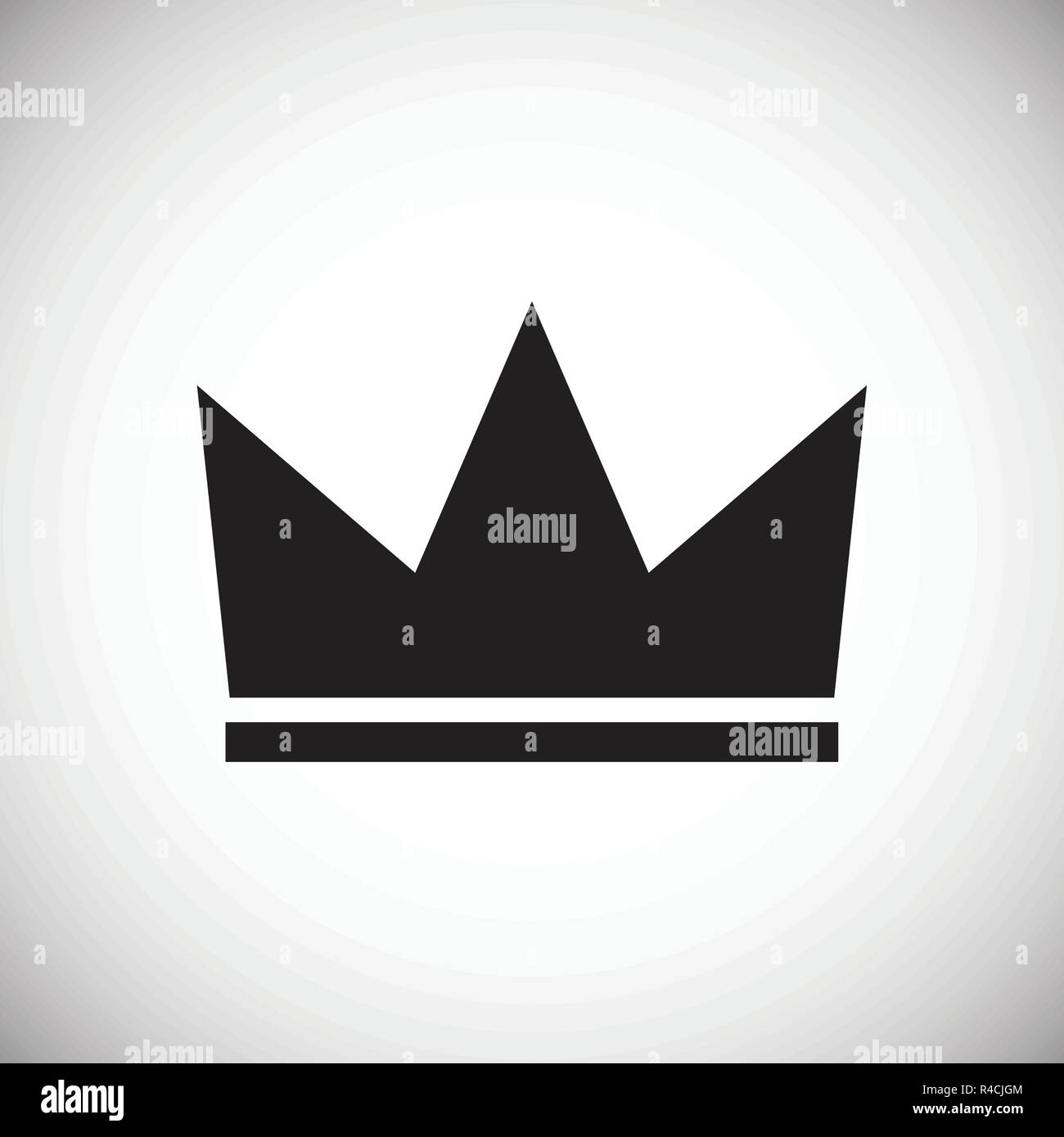 Crown on white background for graphic and web design, Modern simple ...