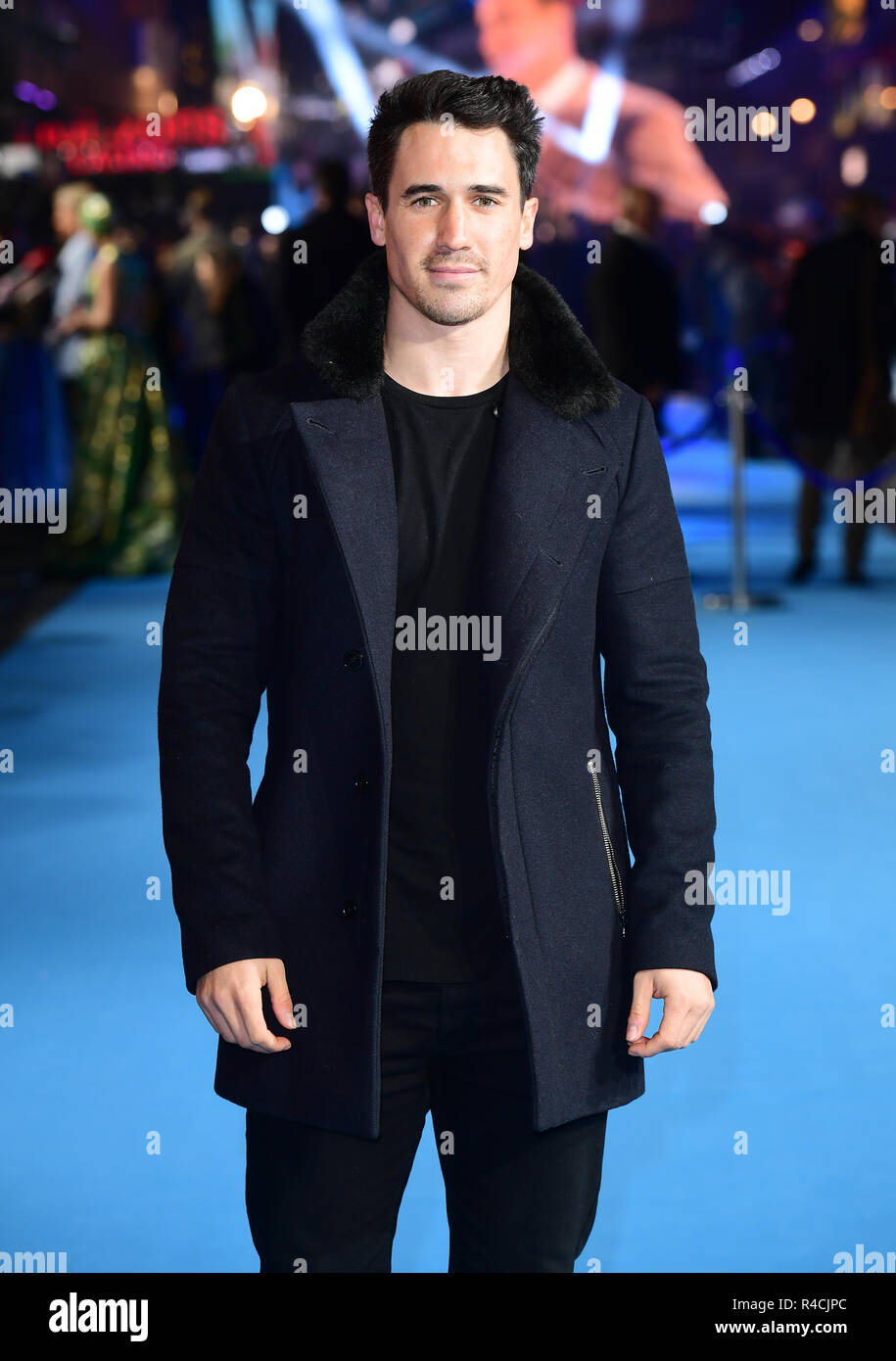 Josh Patterson attending the Aquaman premiere held at Cineworld in ...