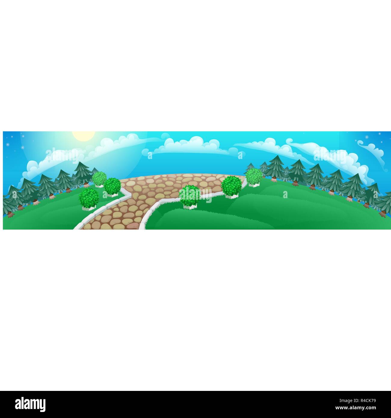 Close up pathway Stock Vector Images - Alamy