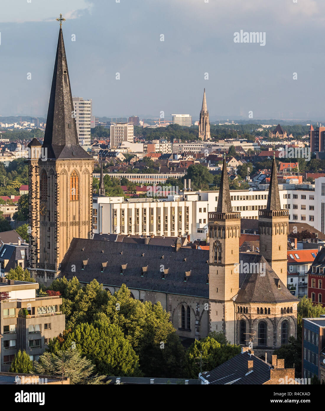 st. severin church in cologne Stock Photo - Alamy