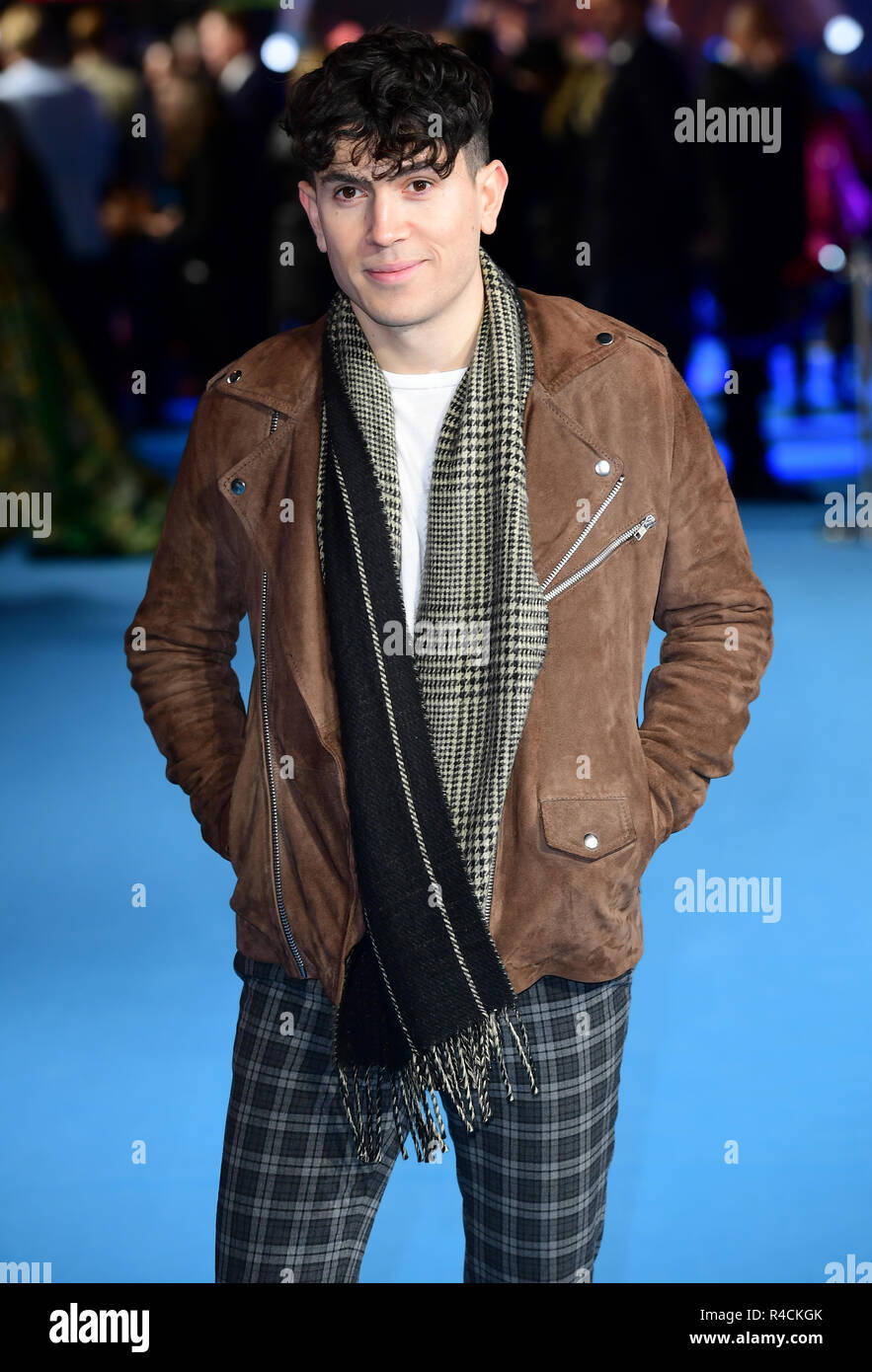 Luke Franks attending the Aquaman premiere held at Cineworld in ...