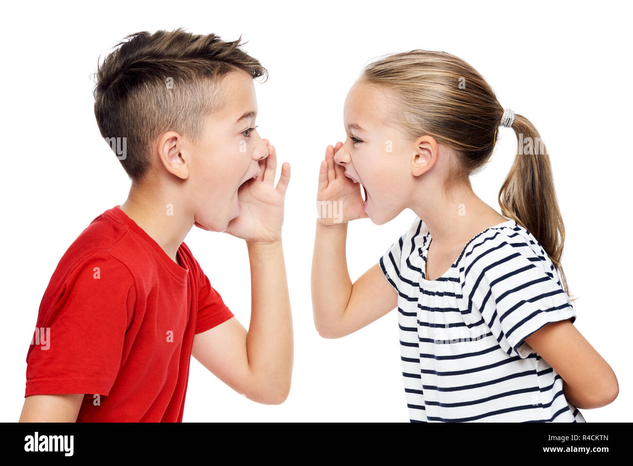 Children Yelling At Each Other