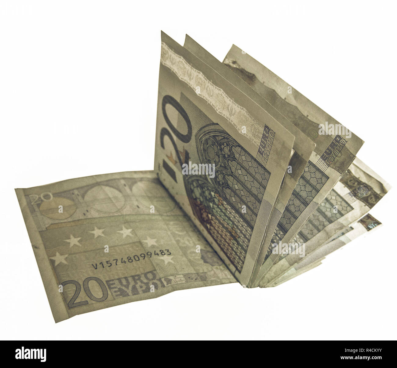 Vintage Euros picture Stock Photo - Alamy