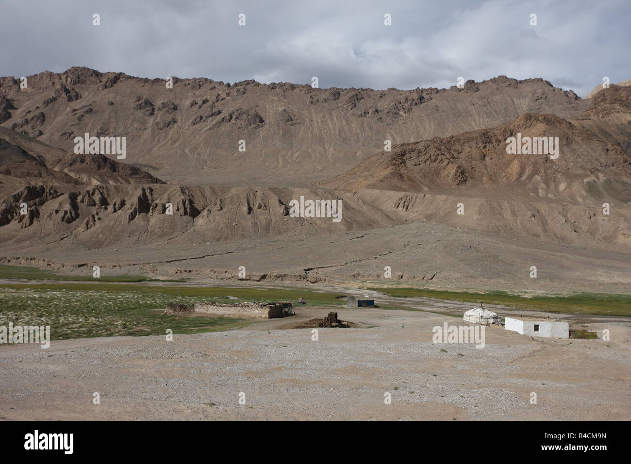 Pamir region Russian Federation Central Asia mountain landscapes Stock ...
