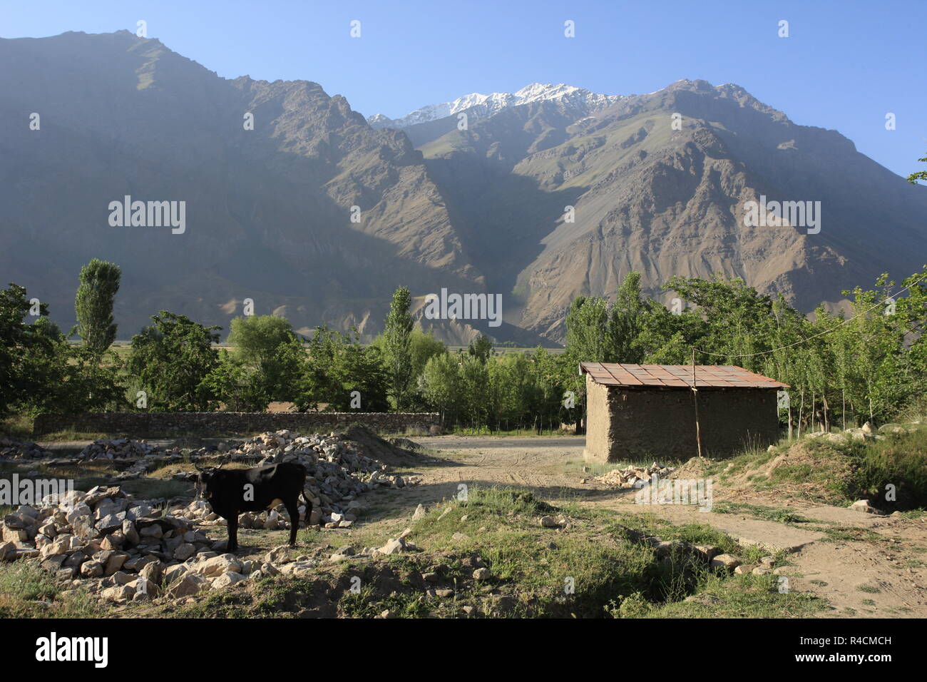 Pamir region Russian Federation Central Asia mountain landscapes Stock ...