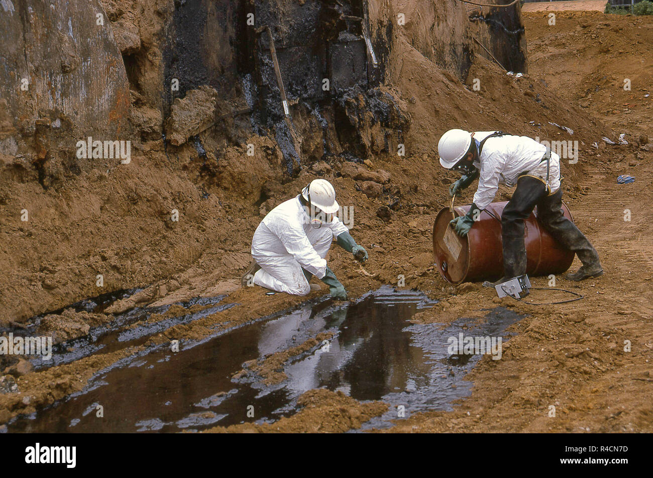 Toxic Material Removal Stock Photo - Alamy