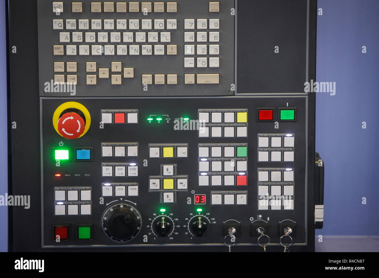 Control panel detail Stock Photo - Alamy