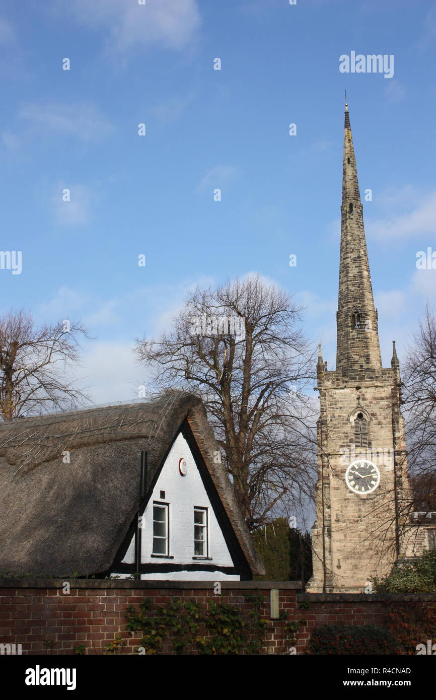 St wystans church repton hi-res stock photography and images - Alamy