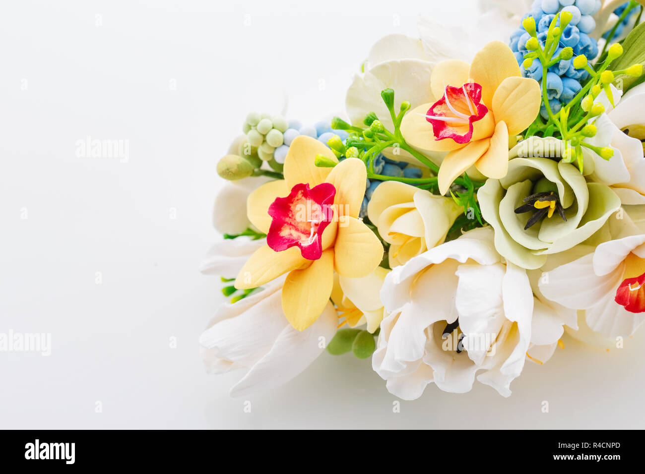 Beautiful spring flower bouquet Stock Photo - Alamy