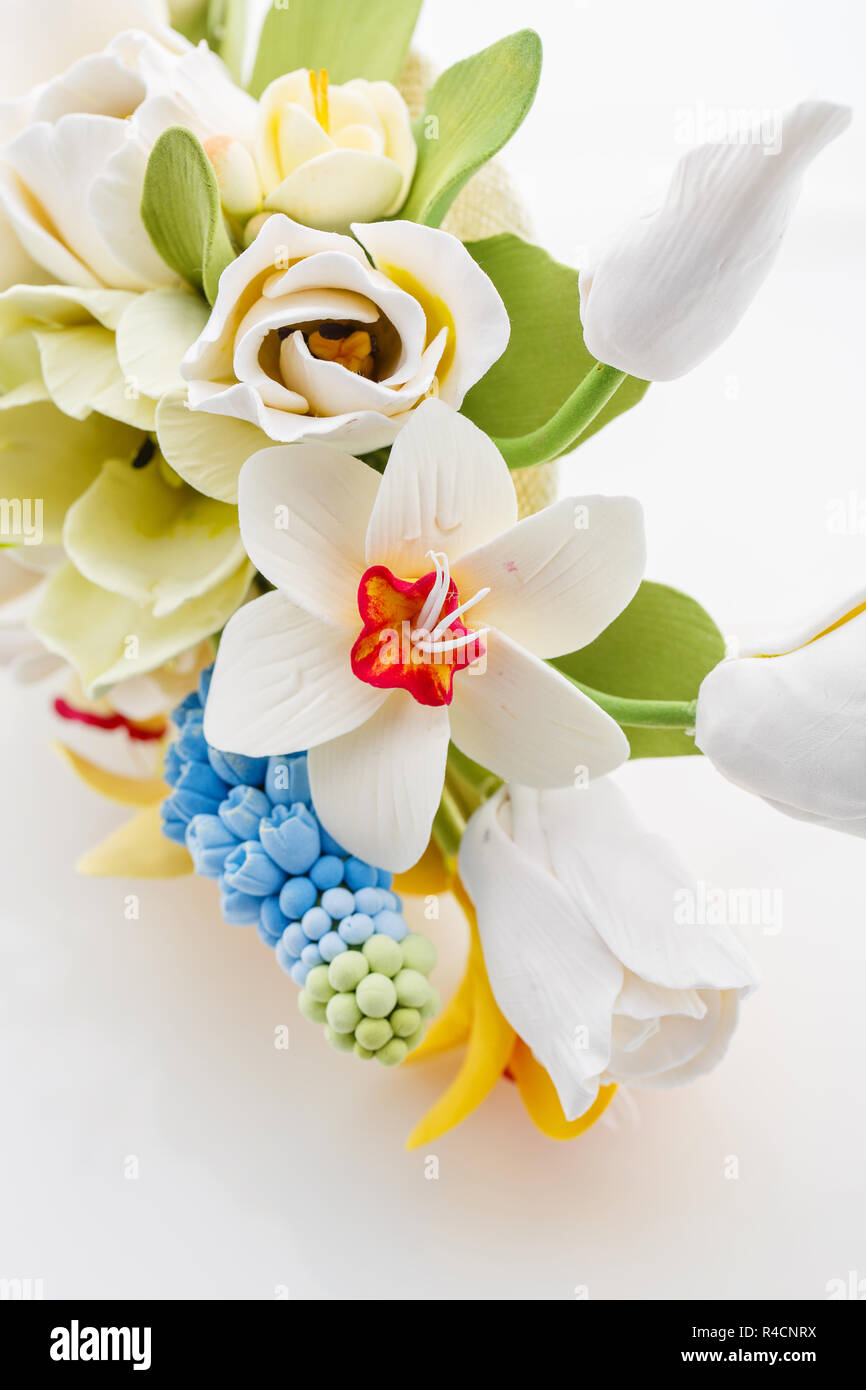 Beautiful spring flower bouquet Stock Photo - Alamy
