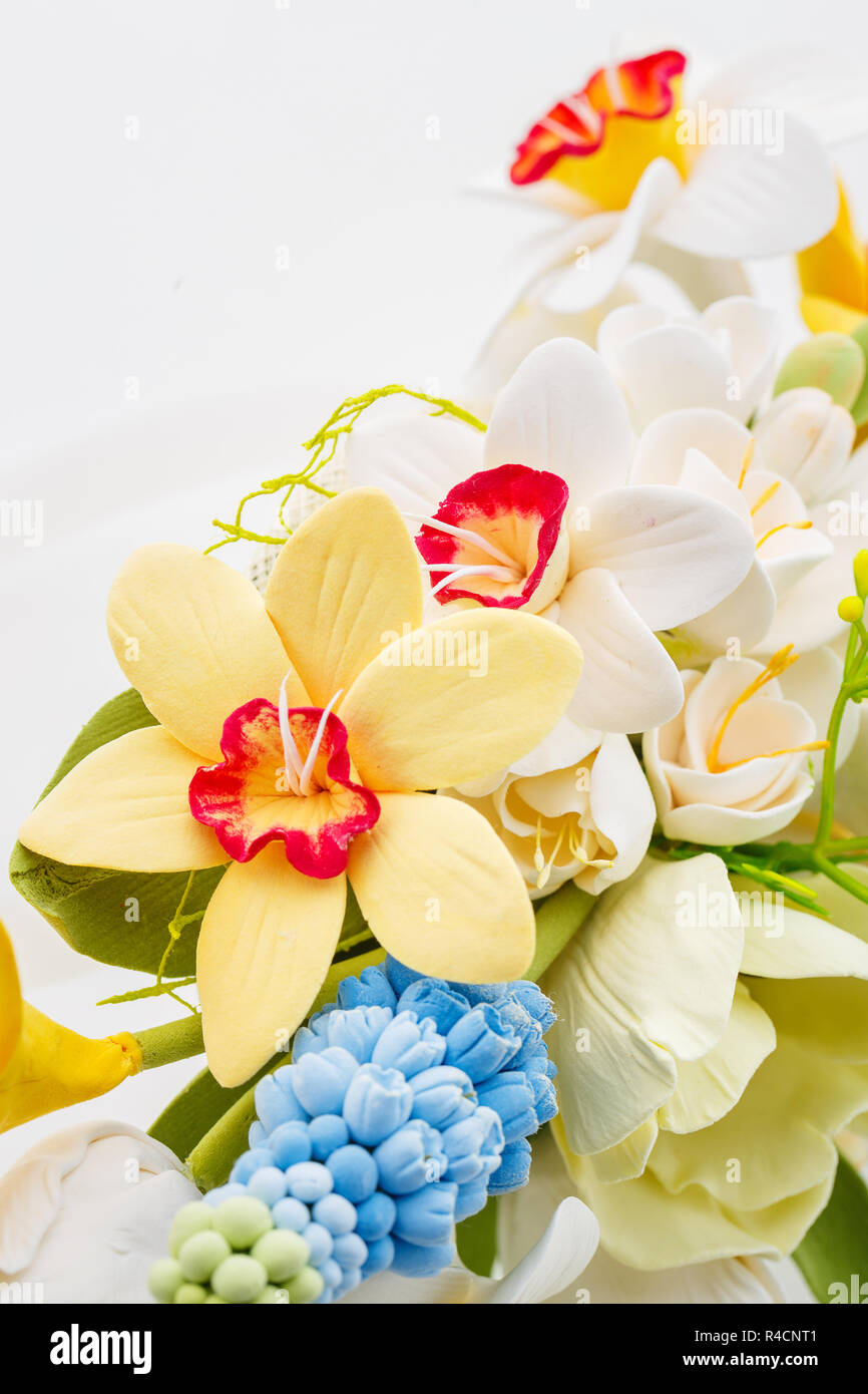 Beautiful spring flower bouquet Stock Photo - Alamy