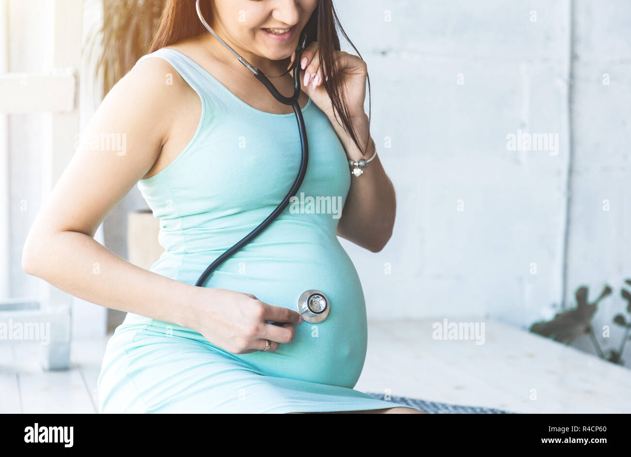 pregnancy, gynecology, medicine, health care and people concept ...