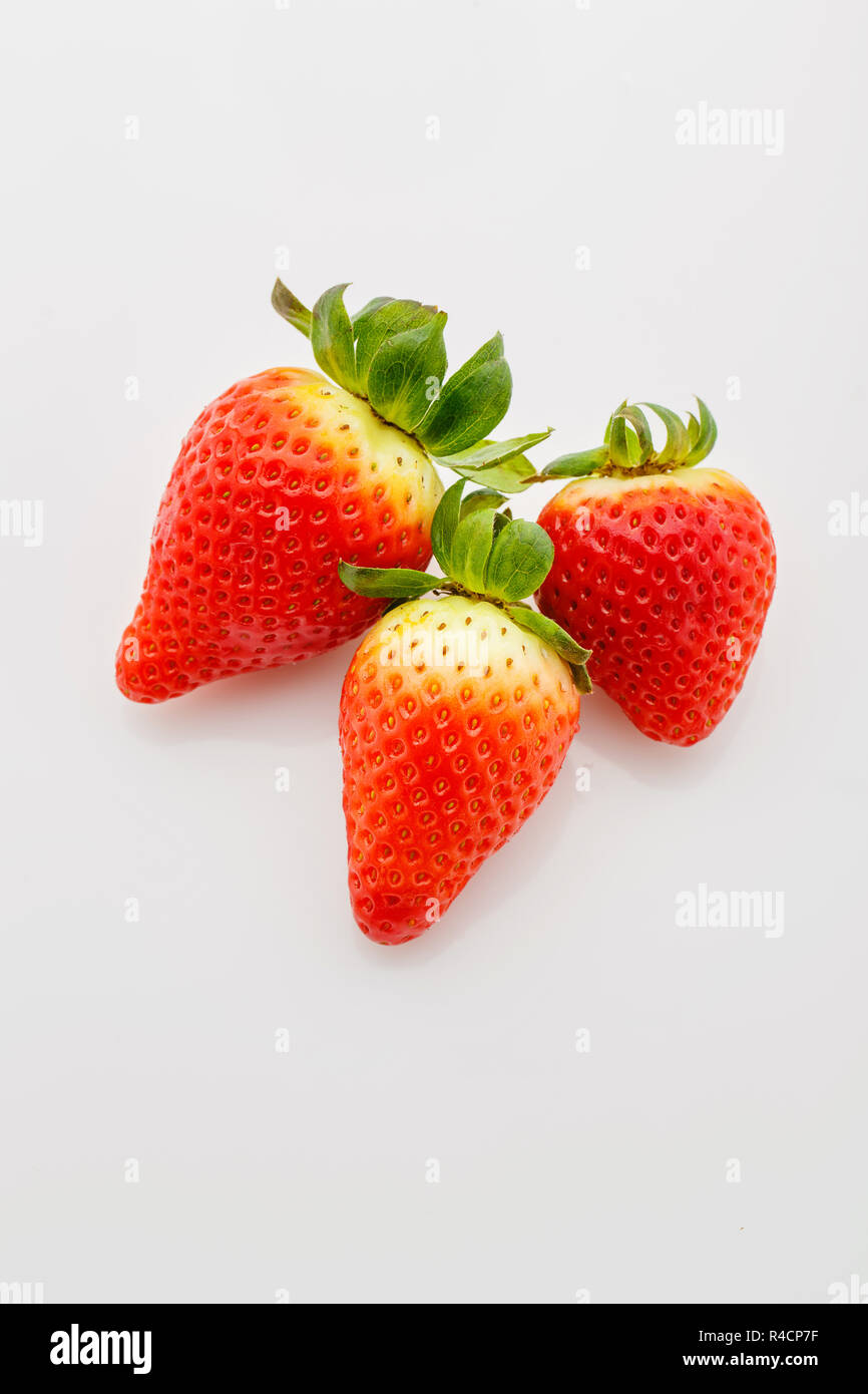Closeup fully ripe strawberry hi-res stock photography and images - Alamy