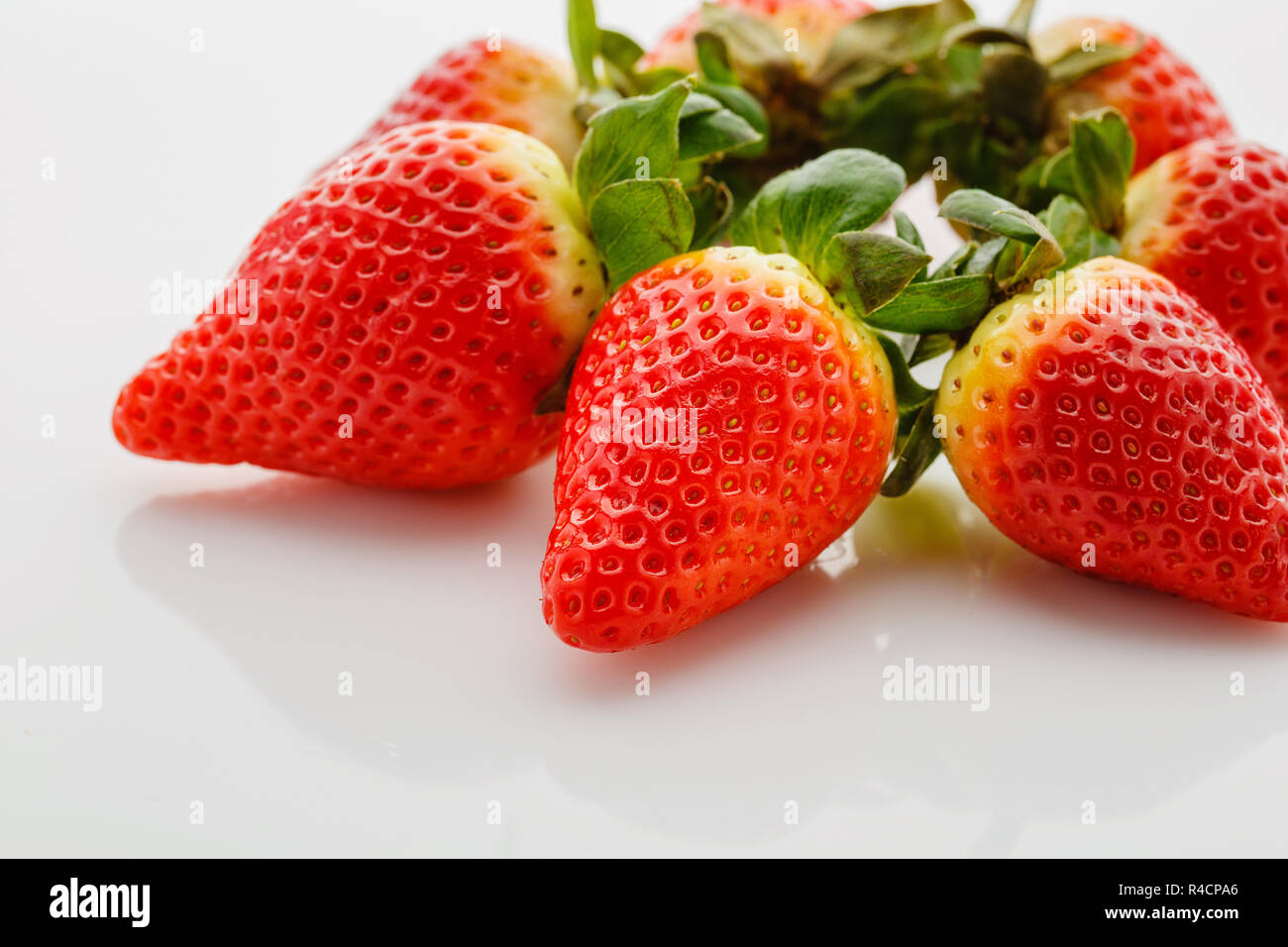 Closeup fully ripe strawberry hi-res stock photography and images - Alamy