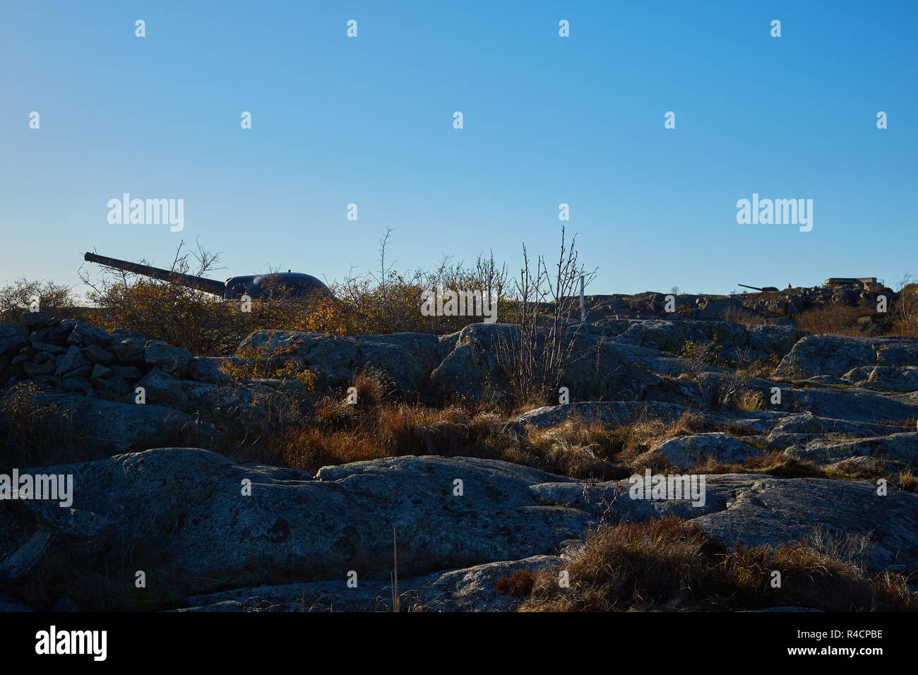 Artillery battery Landsort is one of the six ERSTA-batteries, which ...