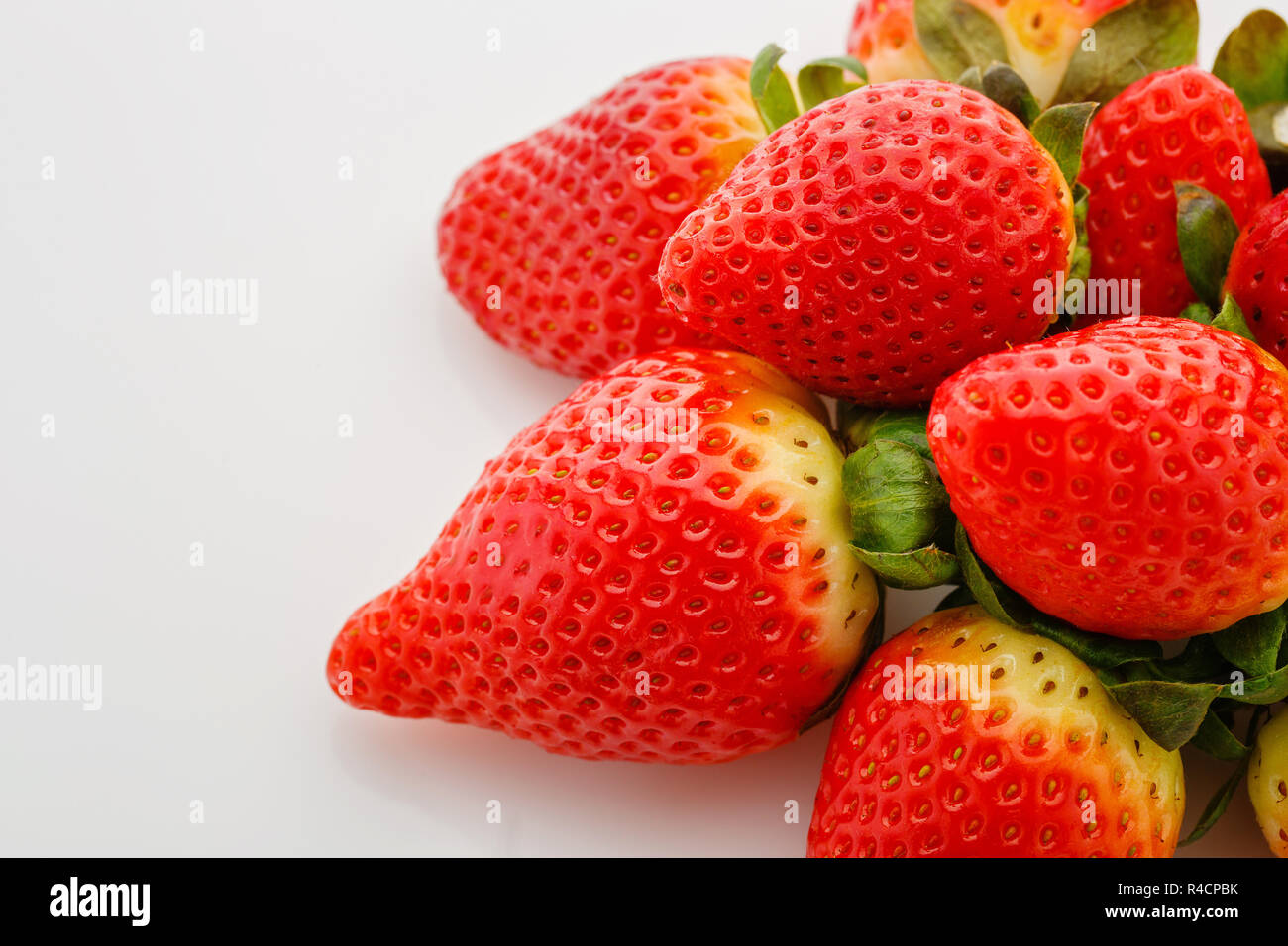 Closeup fully ripe strawberry hi-res stock photography and images - Alamy