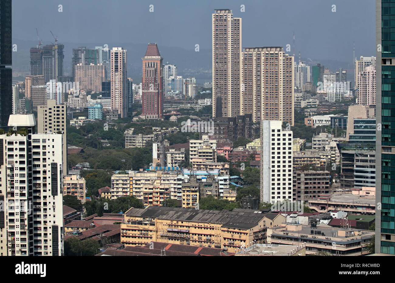 Aerial mumbai skyline buildings hi-res stock photography and images - Alamy