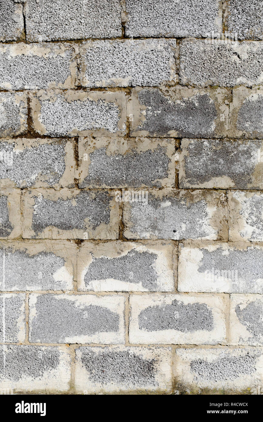 masonry of foam blocks. construction texture Stock Photo - Alamy