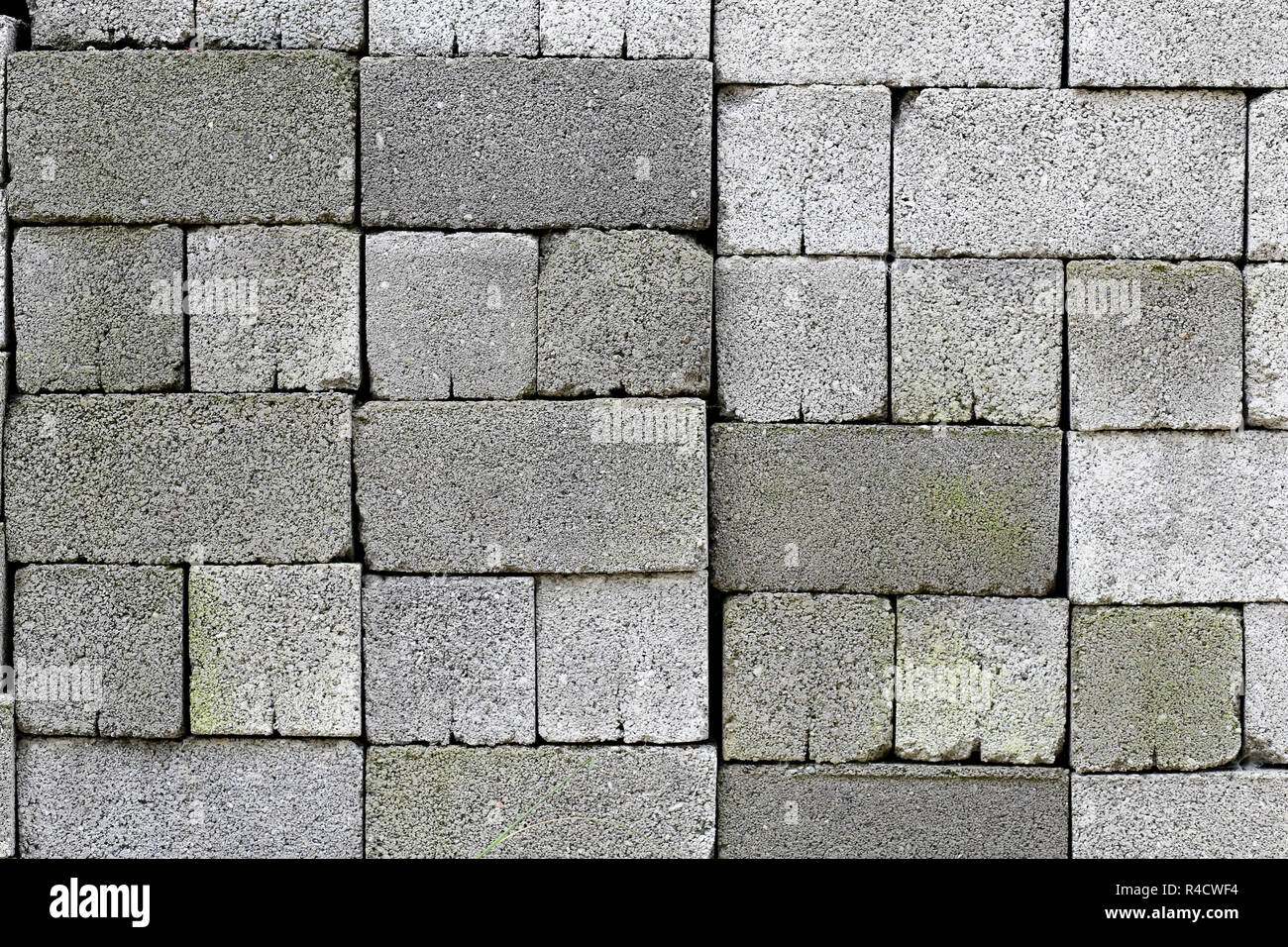 stack of foam blocks. construction texture grey color Stock Photo - Alamy