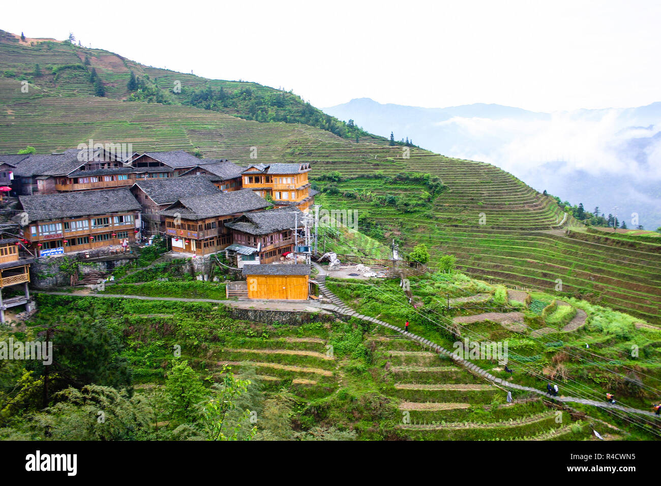 Longji china hiking hi-res stock photography and images - Alamy