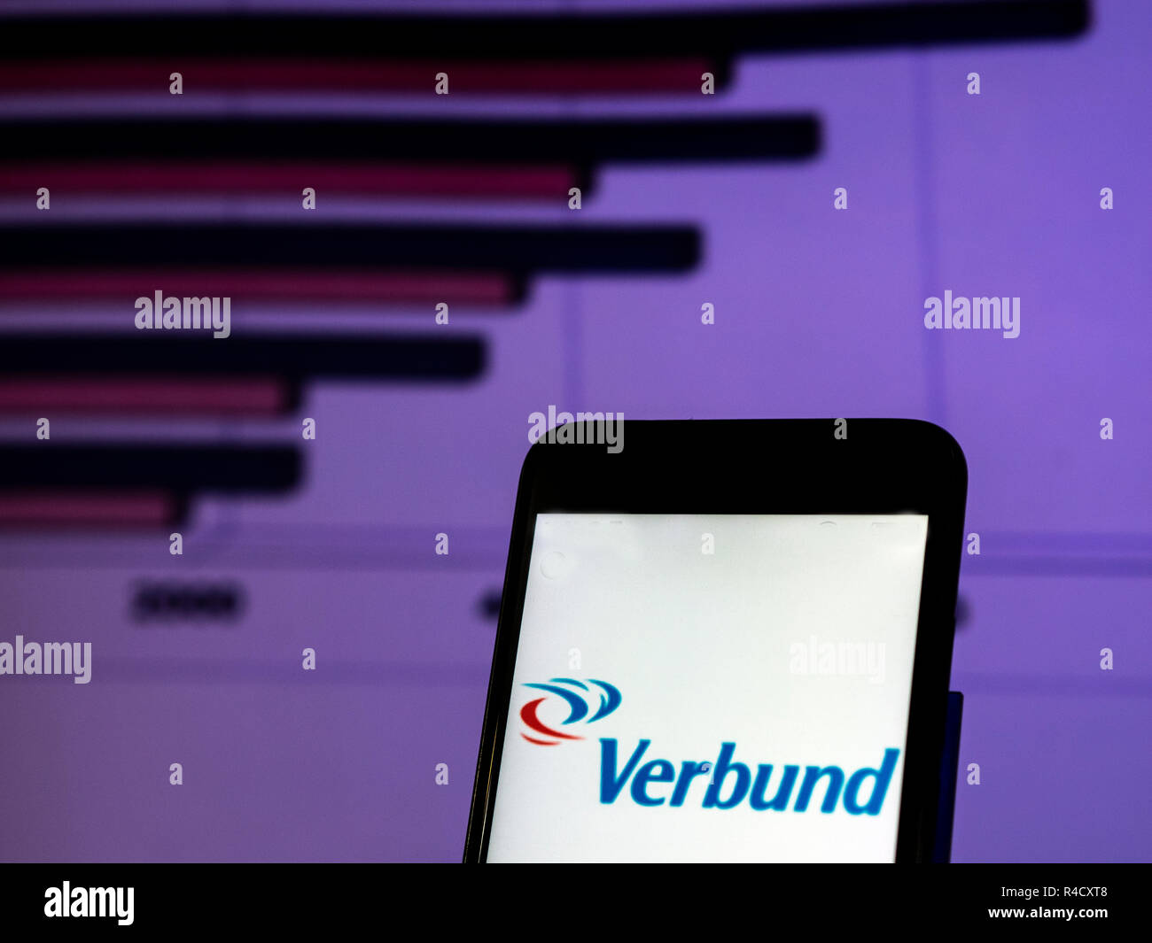 Verbund Company logo seen displayed on smart phone Stock Photo - Alamy
