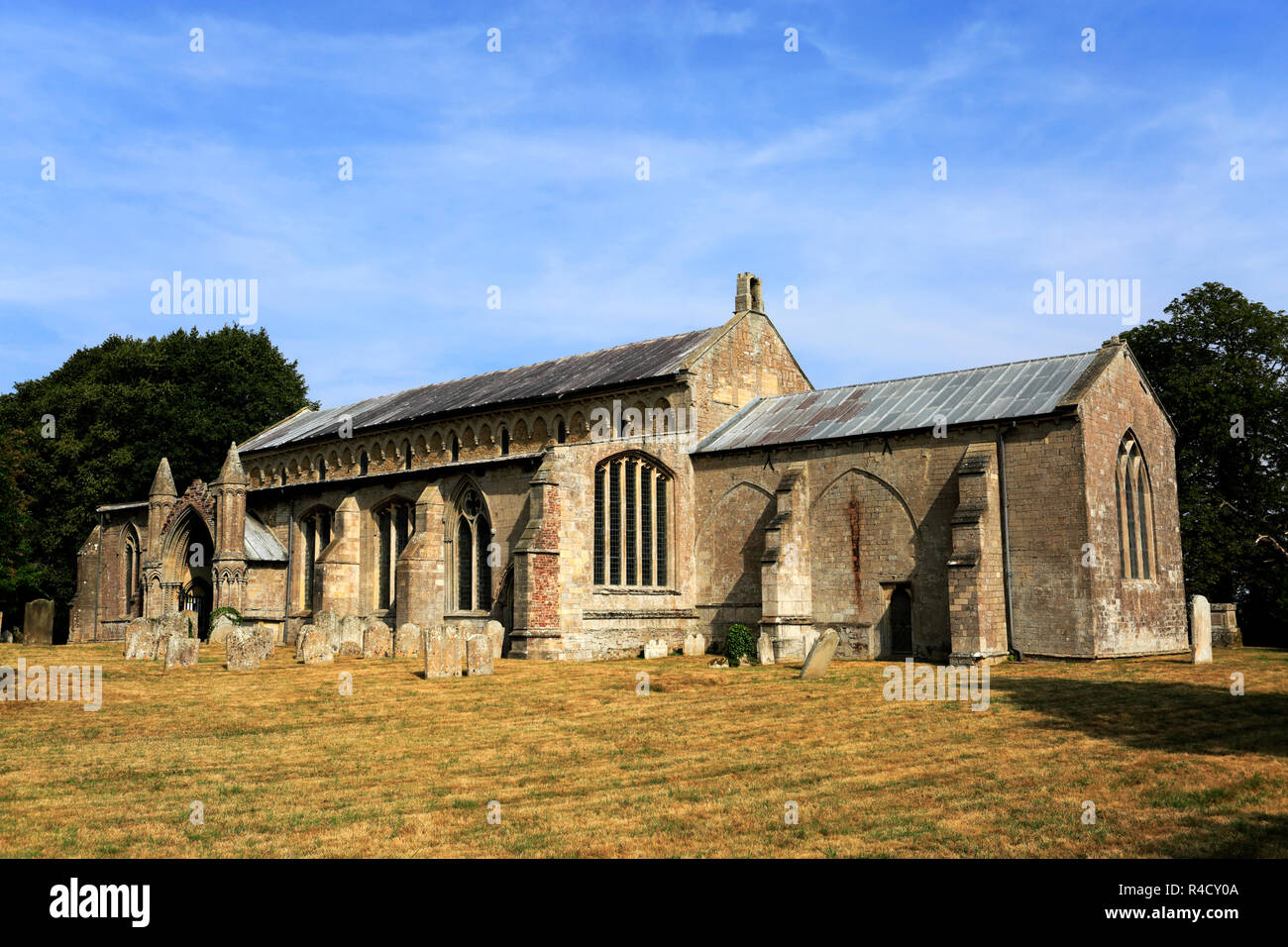 The Bell Tower of St Mary the Virgin church, West Walton village ...