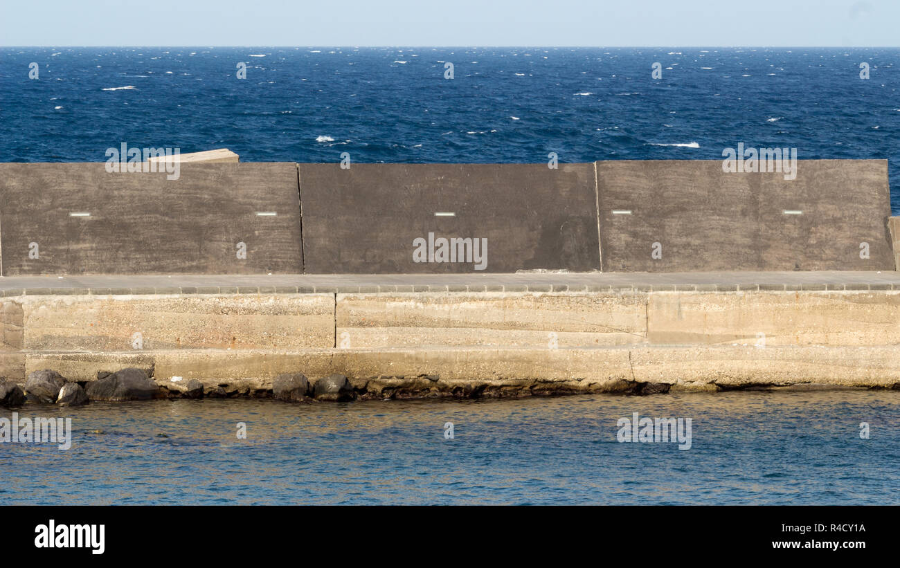 the dock between two seas Stock Photo - Alamy