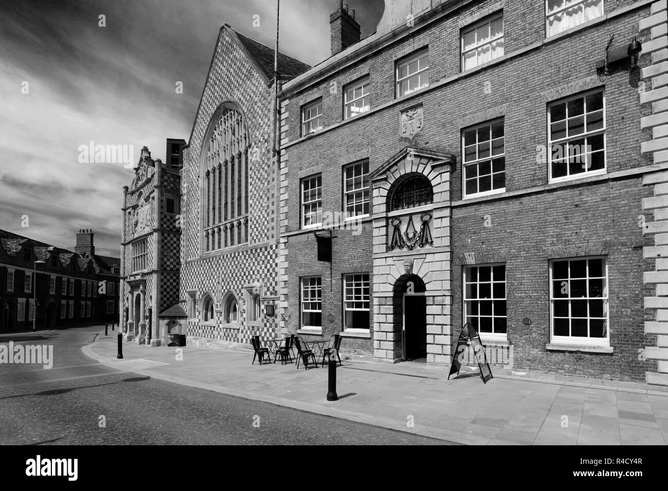 The Town Hall and Trinity Guildhall, Kings Lynn town, Norfolk, England ...