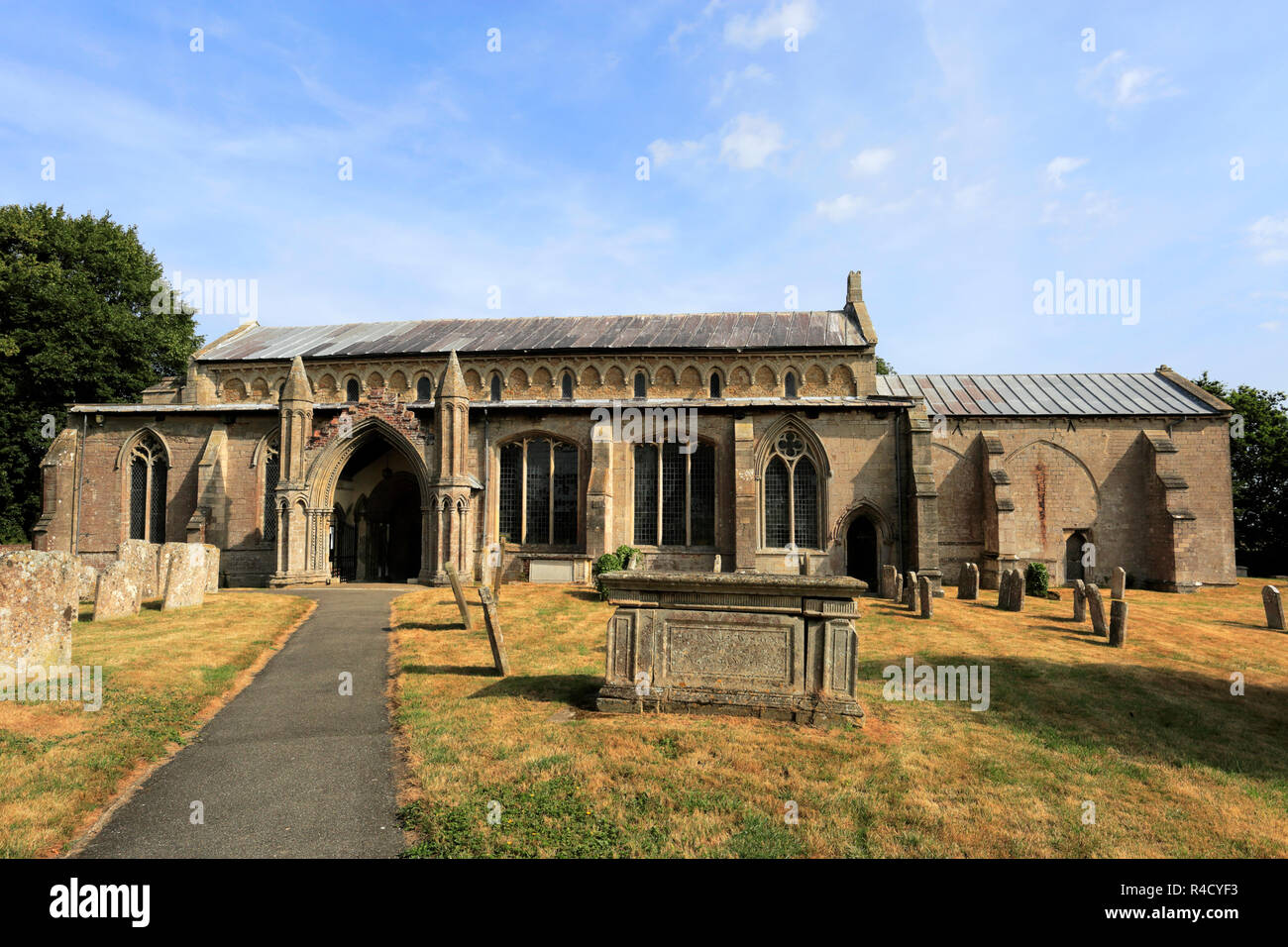 The Bell Tower of St Mary the Virgin church, West Walton village ...