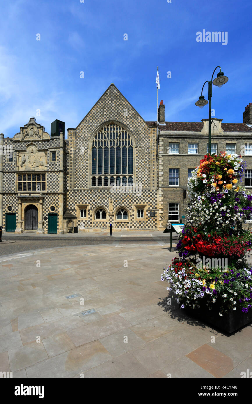 The Town Hall and Trinity Guildhall, Kings Lynn town, Norfolk, England ...
