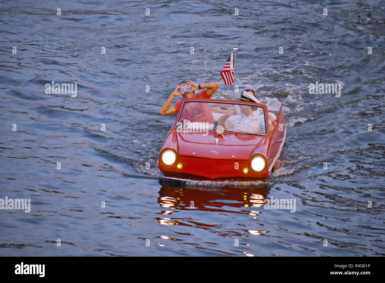 Orlando, Florida. November 11 , 2018 . Nice couple enjoying Amphibious ...