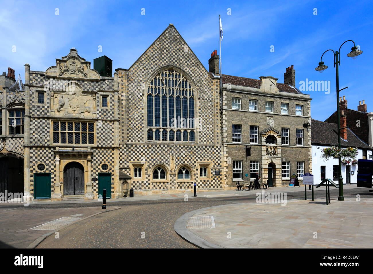 The Town Hall and Trinity Guildhall, Kings Lynn town, Norfolk, England ...