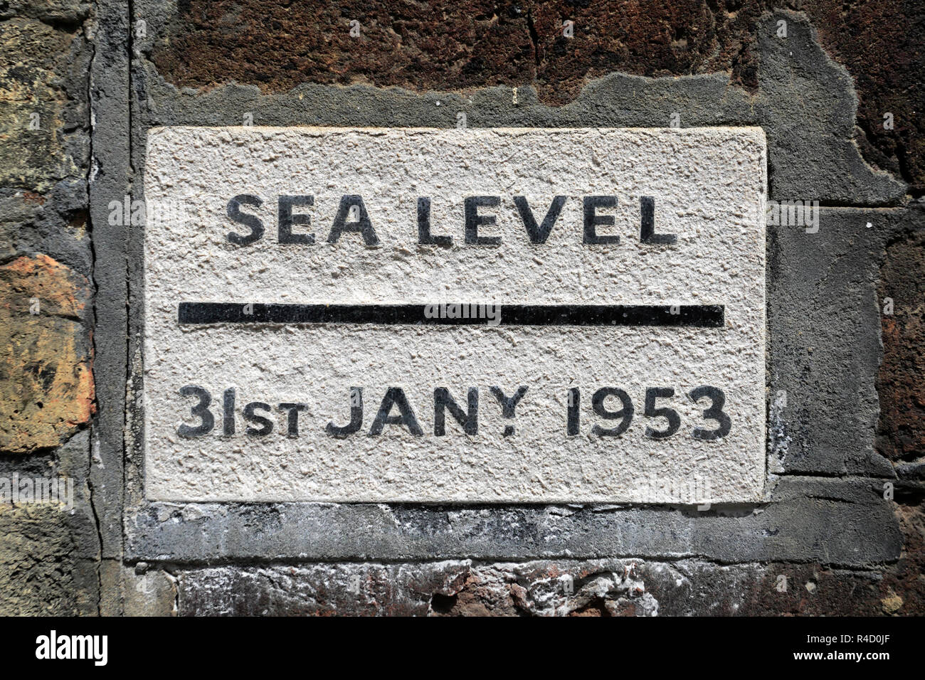 31st january 1953 sea level marker hi-res stock photography and images ...