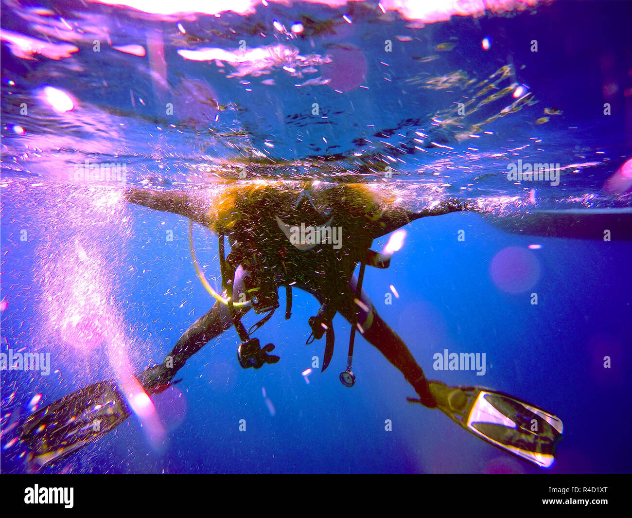 Lady scuba diver hi-res stock photography and images - Alamy