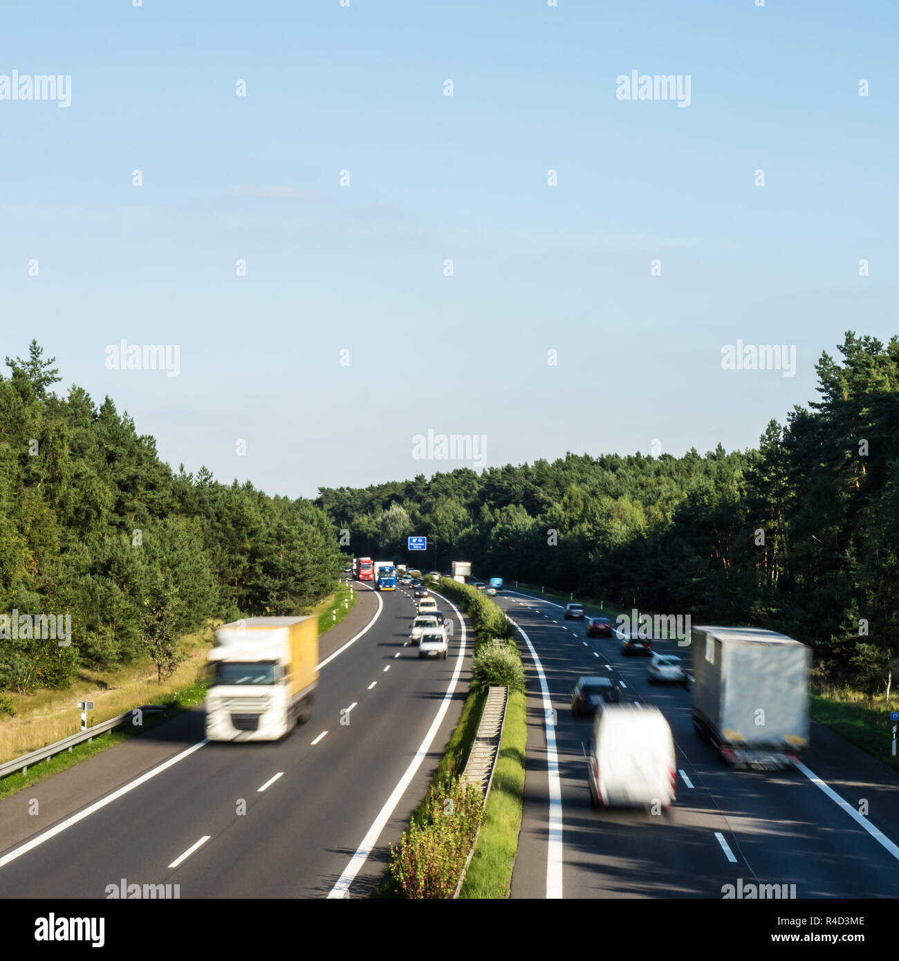 cars on highway Stock Photo - Alamy