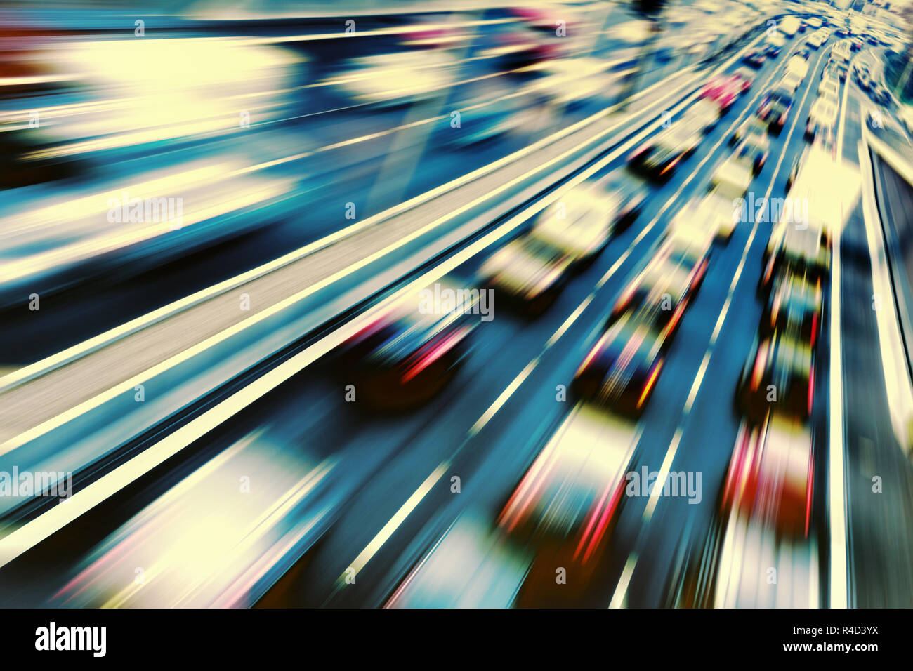 fast cars on highway Stock Photo - Alamy